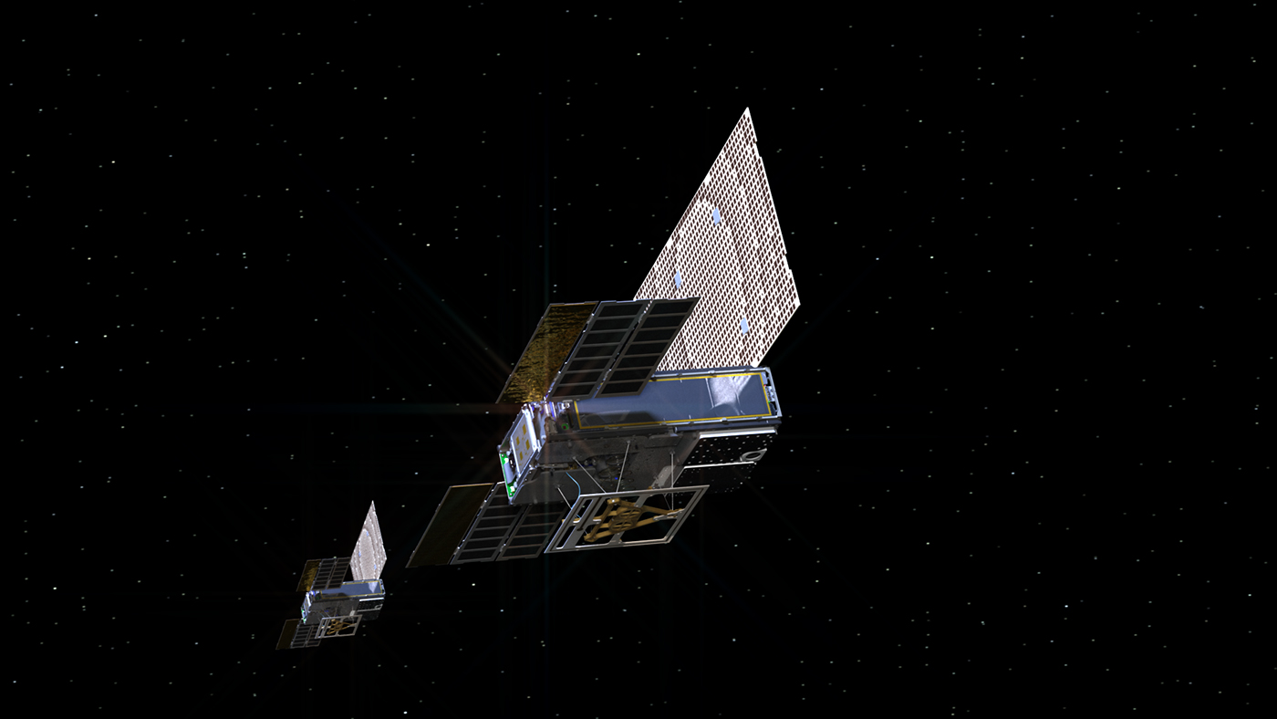 Small Spacecraft In Space